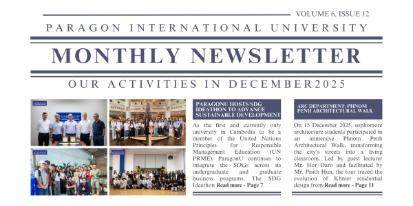 Monthly Newsletter: December 2025 - Paragon International University